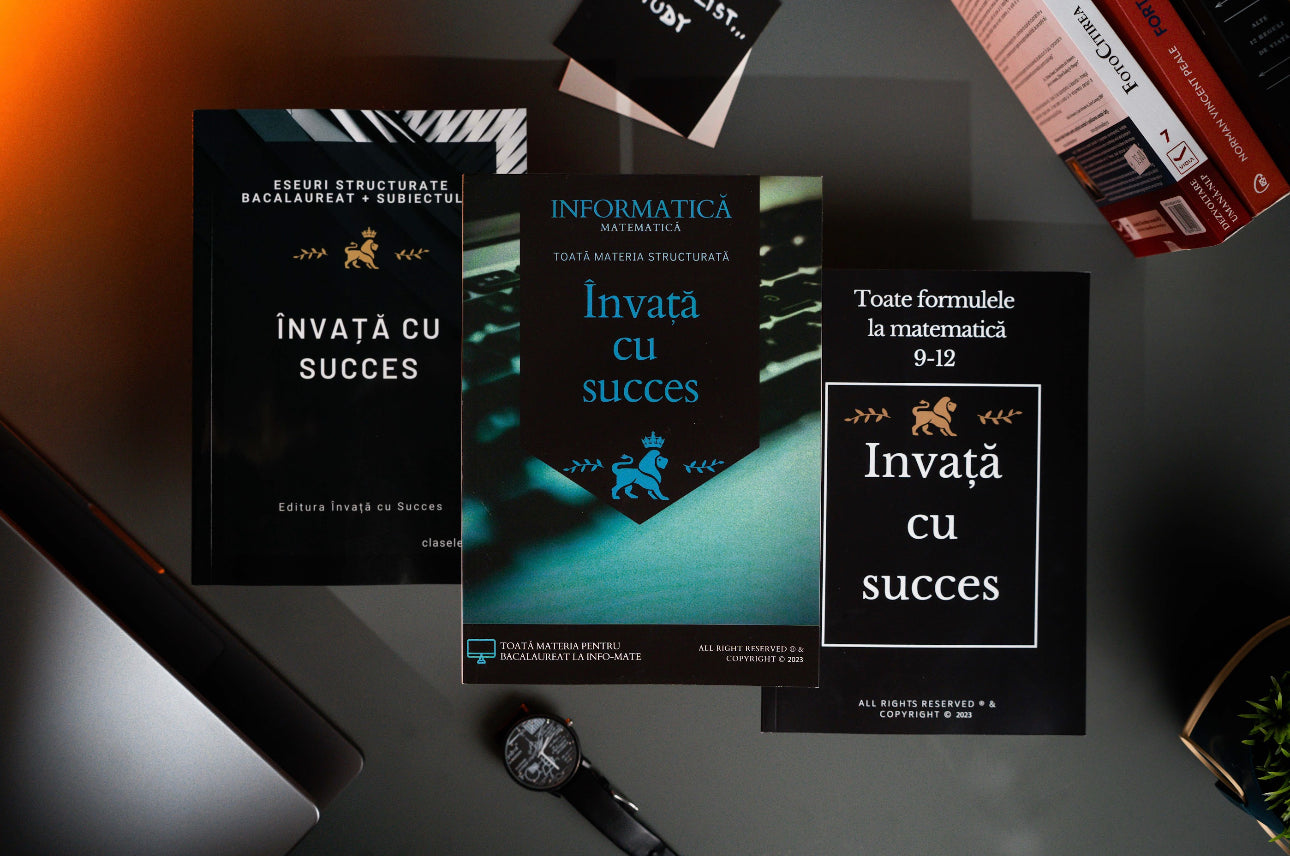 Învață cu succes - Pachet Bacalaureat | Informatică-Mate + Română + Ma ...